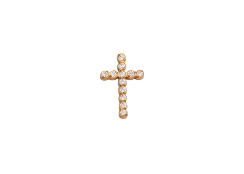 Mini Cross Charm – Livie Jewelry